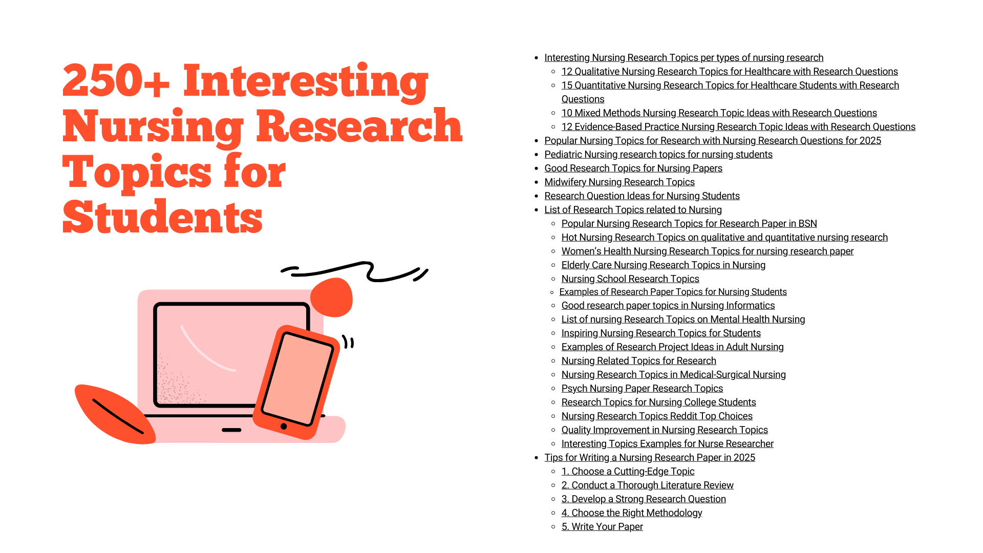 250+ Interesting Nursing Research Topics for Students 2025